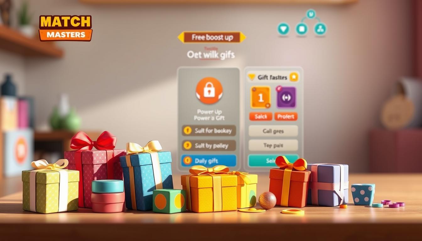 Get Free Boosters & Daily Gifts in Match Masters